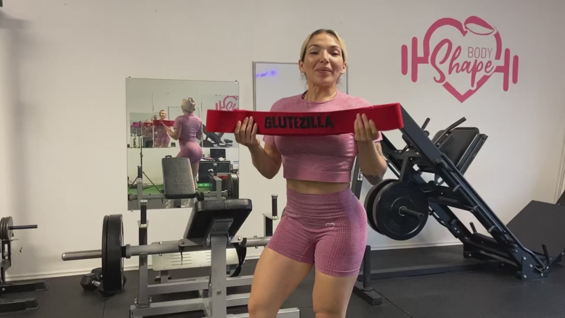 Glutezilla Patented Hip Thrust Band Glute workout Band – glutezilla